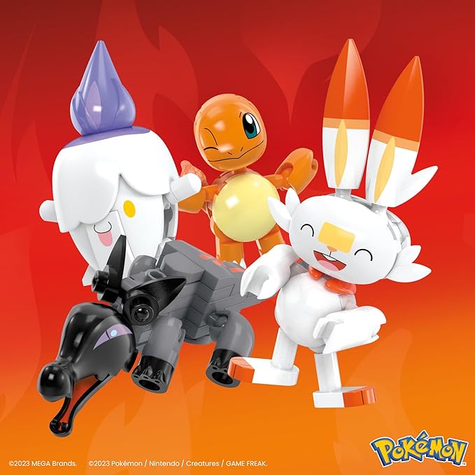 Mega Bloks Pokemon Core Fire Type Trainer Team (Sold Separately Subjec ...