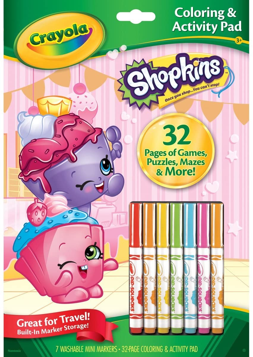 crayola shopkins coloring pages