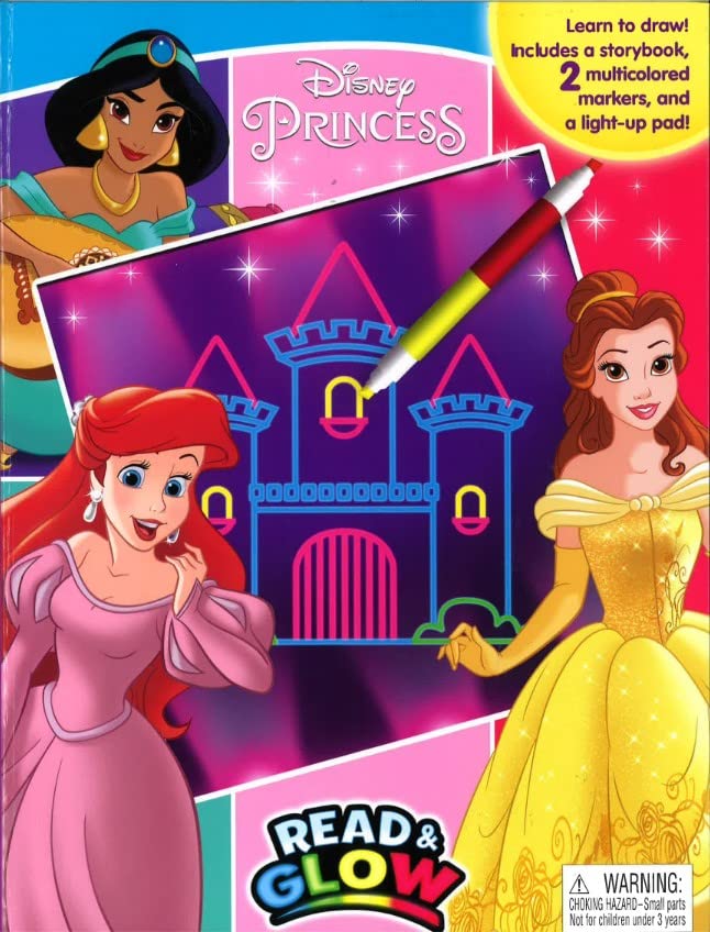 Buy Phidal Disney Princess Read & Glow Activity Book Online | Yallatoys ...