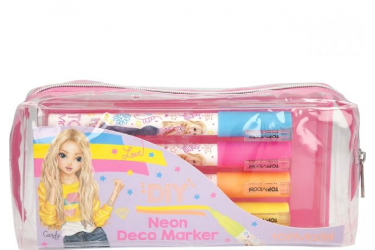 Buy Top Model Neon Deco Marker Set Online | Yallatoys Qatar