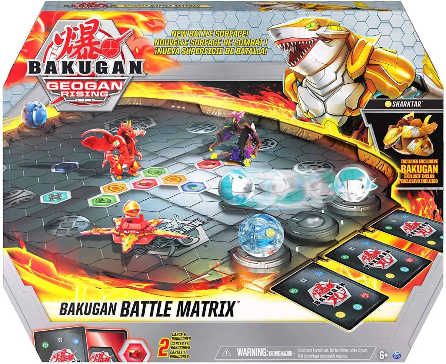 Buy Bakugan Battle Matrix, Deluxe Game Board With Exclusive Gold ...