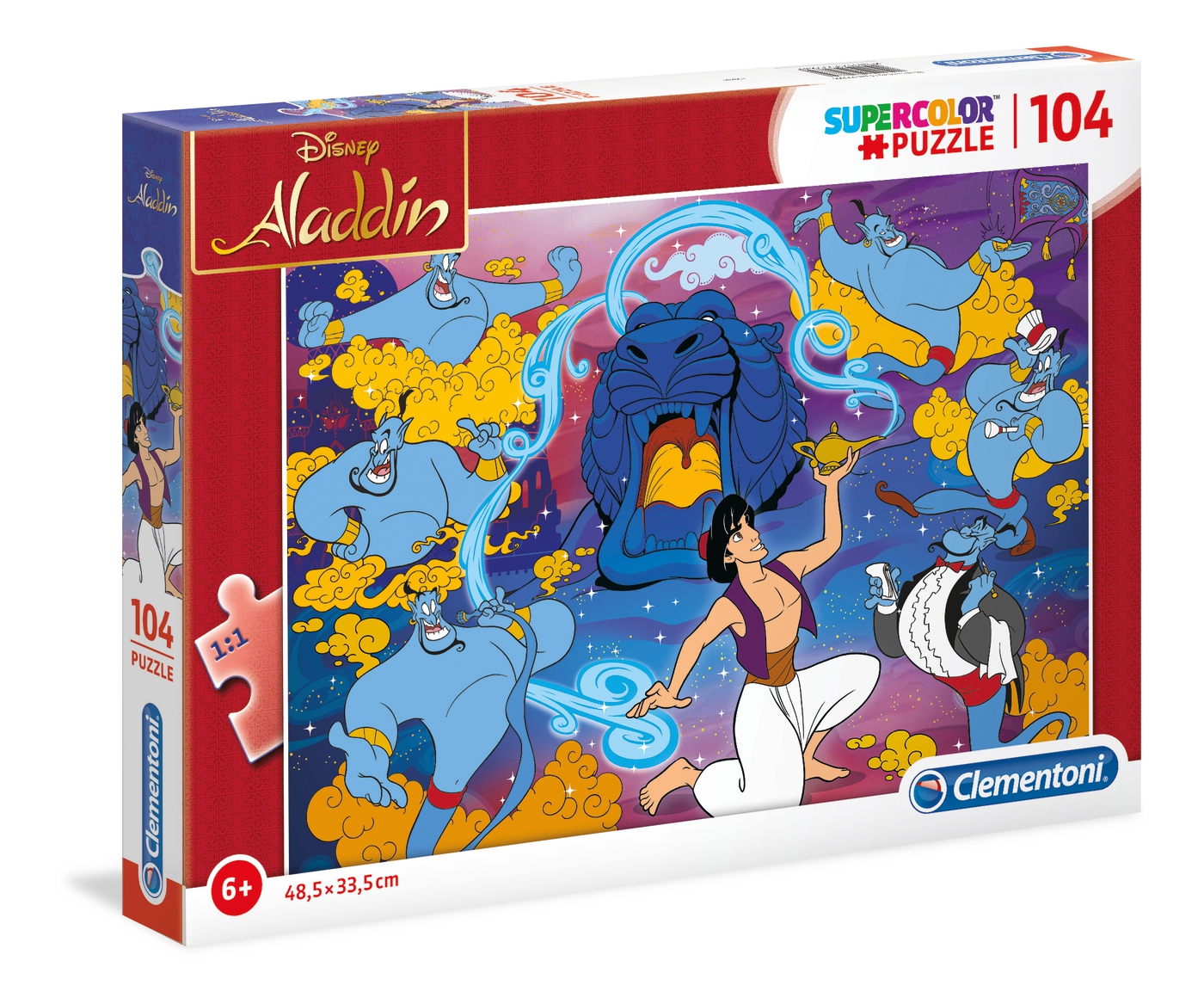 Buy Super Color Puzzle Disney Alad Online | Yallatoys Qatar