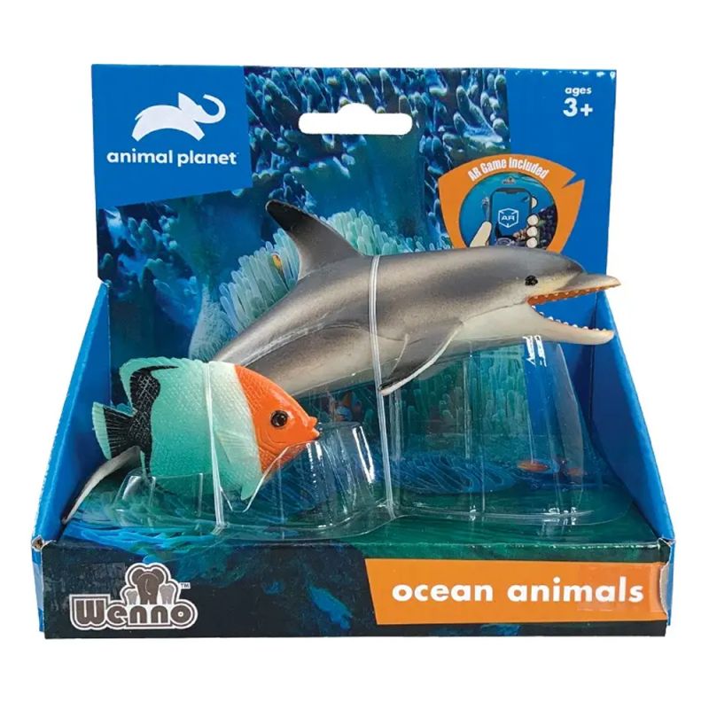 Buy Wenno Animal Planet Ocean Animals Dolphin And Fish 2 Pieces Online ...