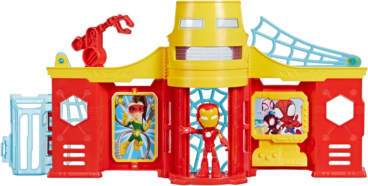 Buy Marvel Spidey and his Amazing Friends Stark Tower Playset Online ...