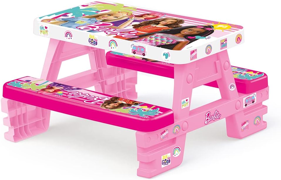 Buy Barbie Picnic Table and Bench Online | Yallatoys Qatar
