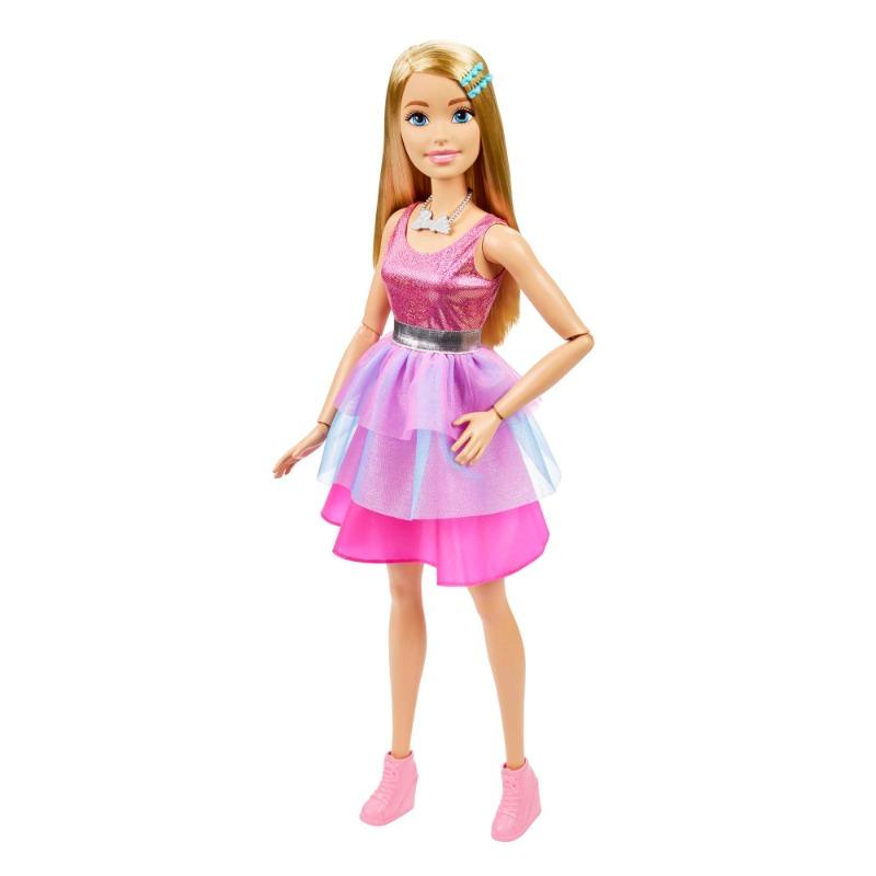 Buy Barbie Large Dolls 28inch Pink Doll Caucasian Online | Yallatoys Qatar