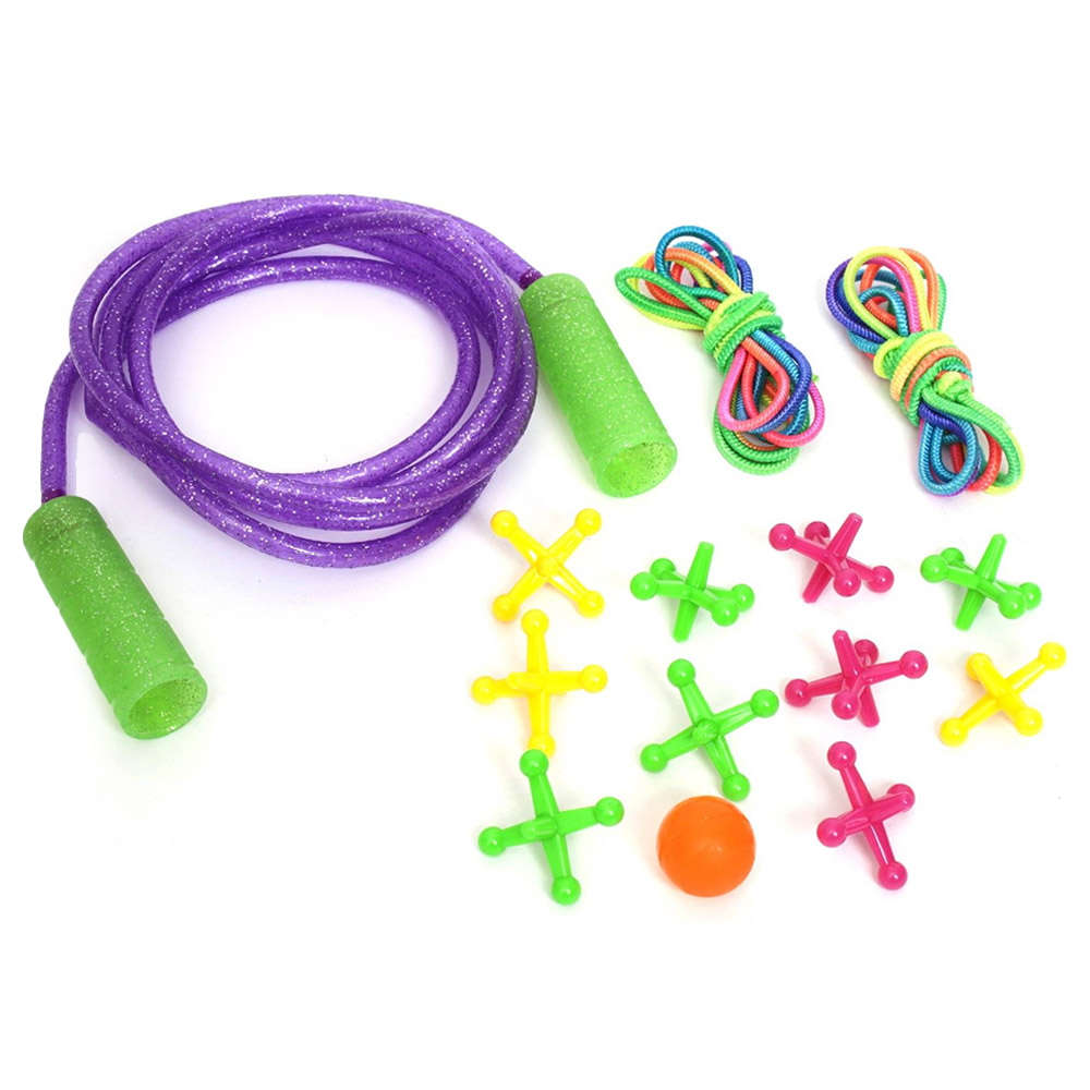 Buy Goofy Foot Glitter Jump Rope Set Combo Online | Yallatoys Qatar