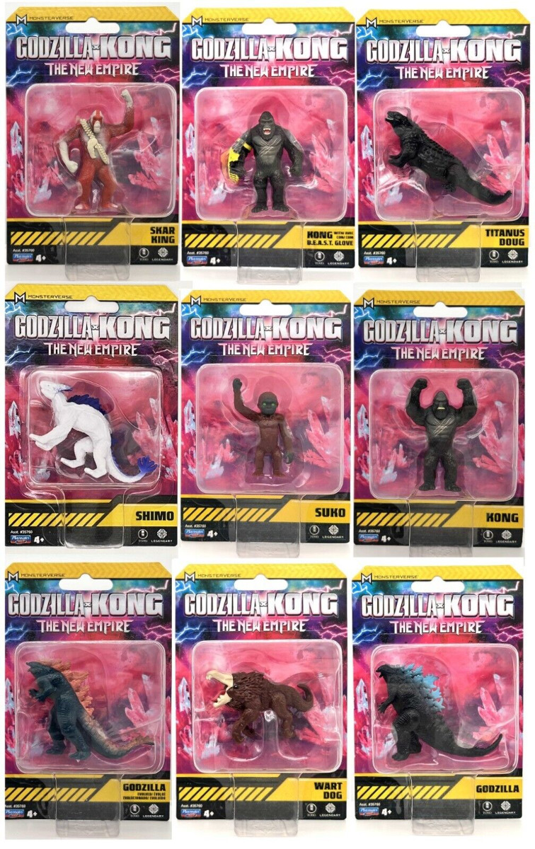 Buy Godzilla vs Kong Animal Figures 2inch (Sold Separately Subjected To ...