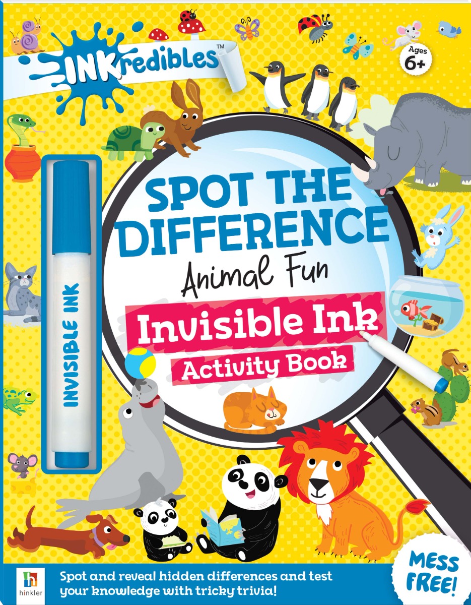 Buy Hinkler Inkredibles Spot the Difference Animal Fun Book Online ...