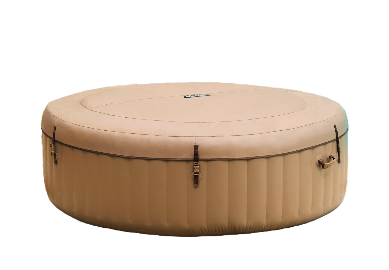 Buy Intex 6 Person Chevron Deluxe Round Bubble Spa Online | Yallatoys Qatar
