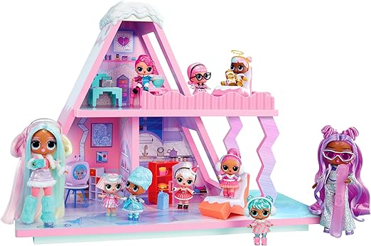 Buy LOL Surprise Winter Snow Chalet Playset Online | Yallatoys Qatar
