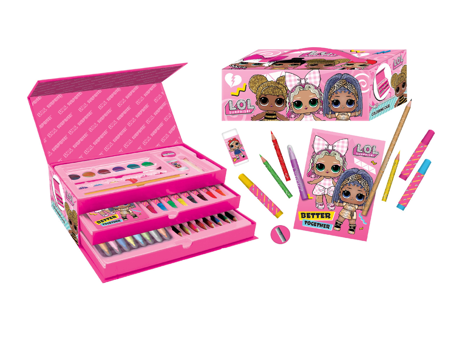 Buy Lol Surprise Coloring Case Online | Yallatoys Qatar