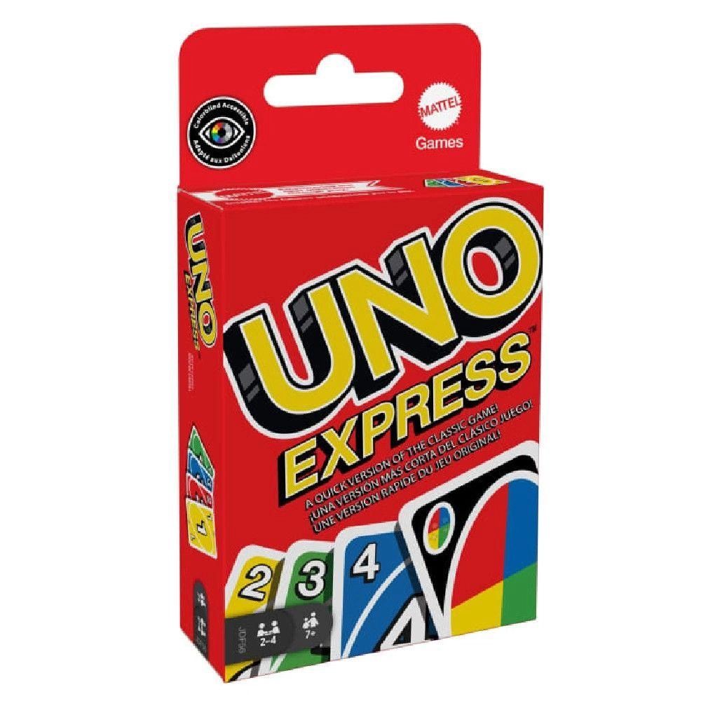 Buy Mattel Games Uno Express Card Game Online | Yallatoys Qatar