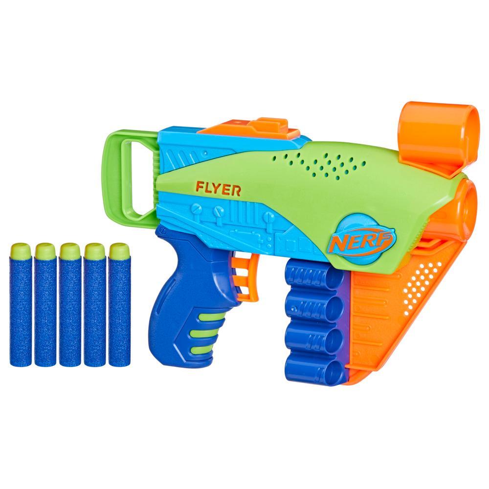 Buy Nerf Elite Junior Flyer Dart Blaster with 5 Darts Online ...