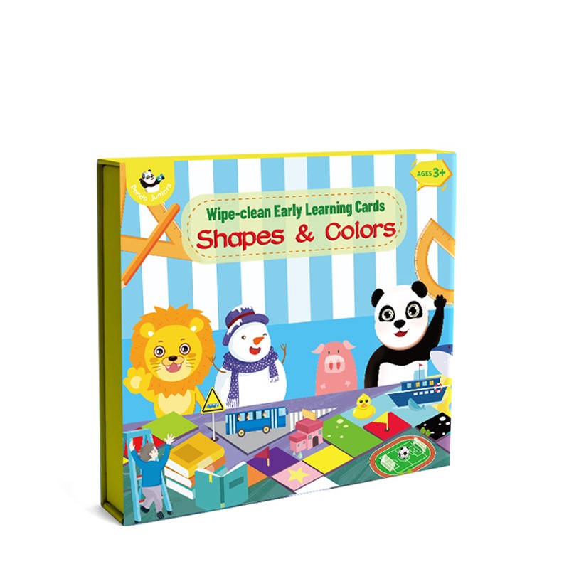 Buy Panda Juniors Shapes & Colors Wipe Clean Early Learning Cards ...
