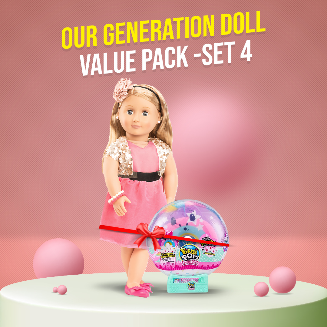 Buy Our Generation Doll Value Pack Set 4 Online | Yallatoys Qatar