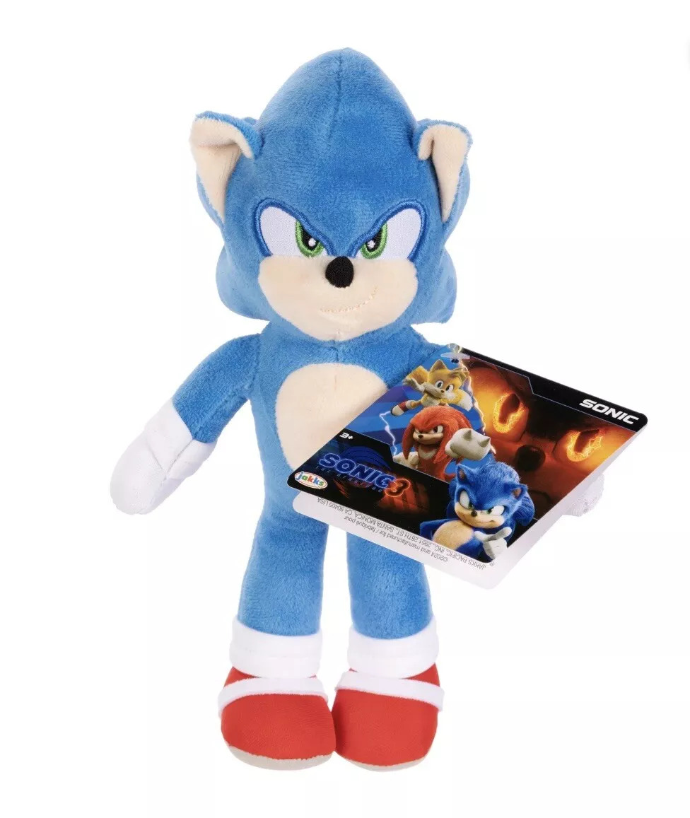 Buy Sonic 3 Movie Deluxe Plush Toy Sonic 13inch Online | Yallatoys Qatar