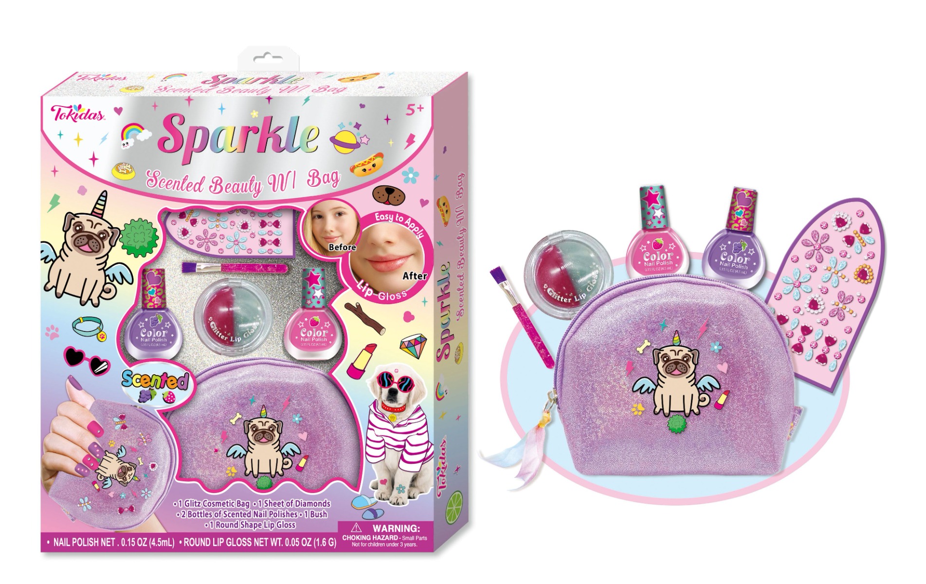 Buy Tokidas Sparkling Scented Beauty With Bag Online | Yallatoys Qatar