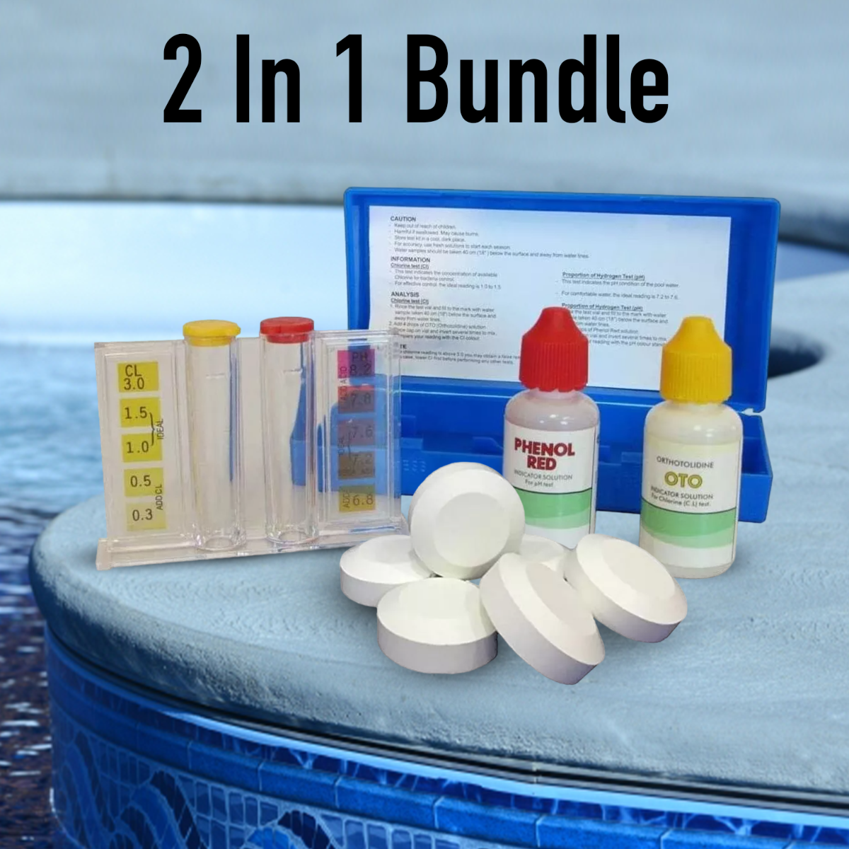 Buy Swimming Pool Chlorine & Water Test Kit for Chlorine and PH Online ...