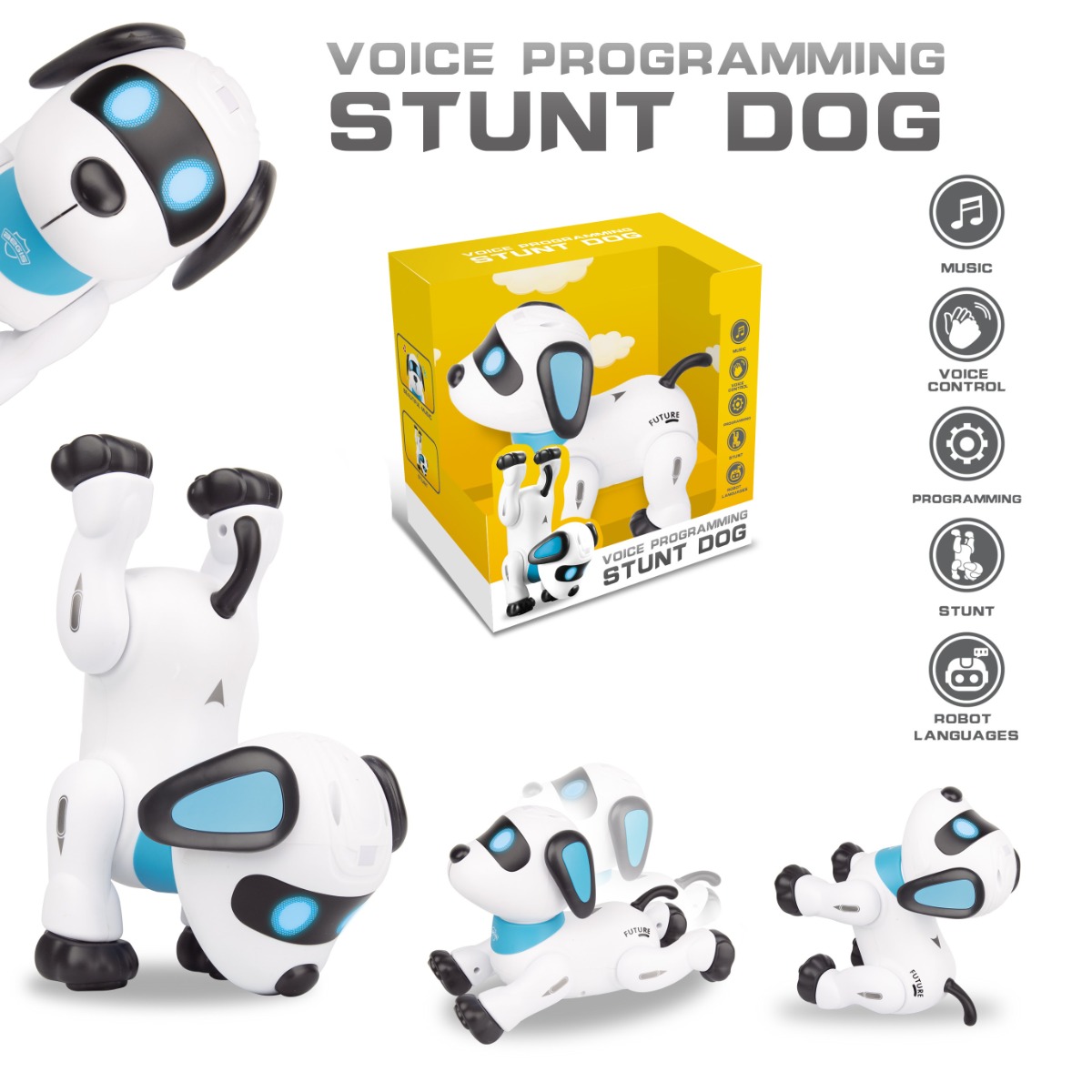 Buy Robot Voice Control Dog Online | Yallatoys Qatar