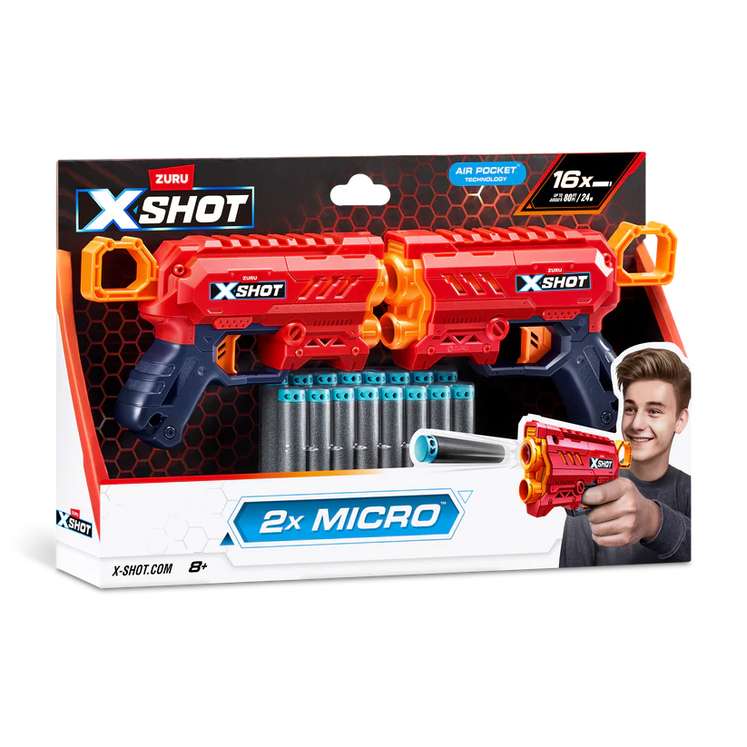 Buy X Shot Excel Micro 2.0 2pack Online | Yallatoys Qatar
