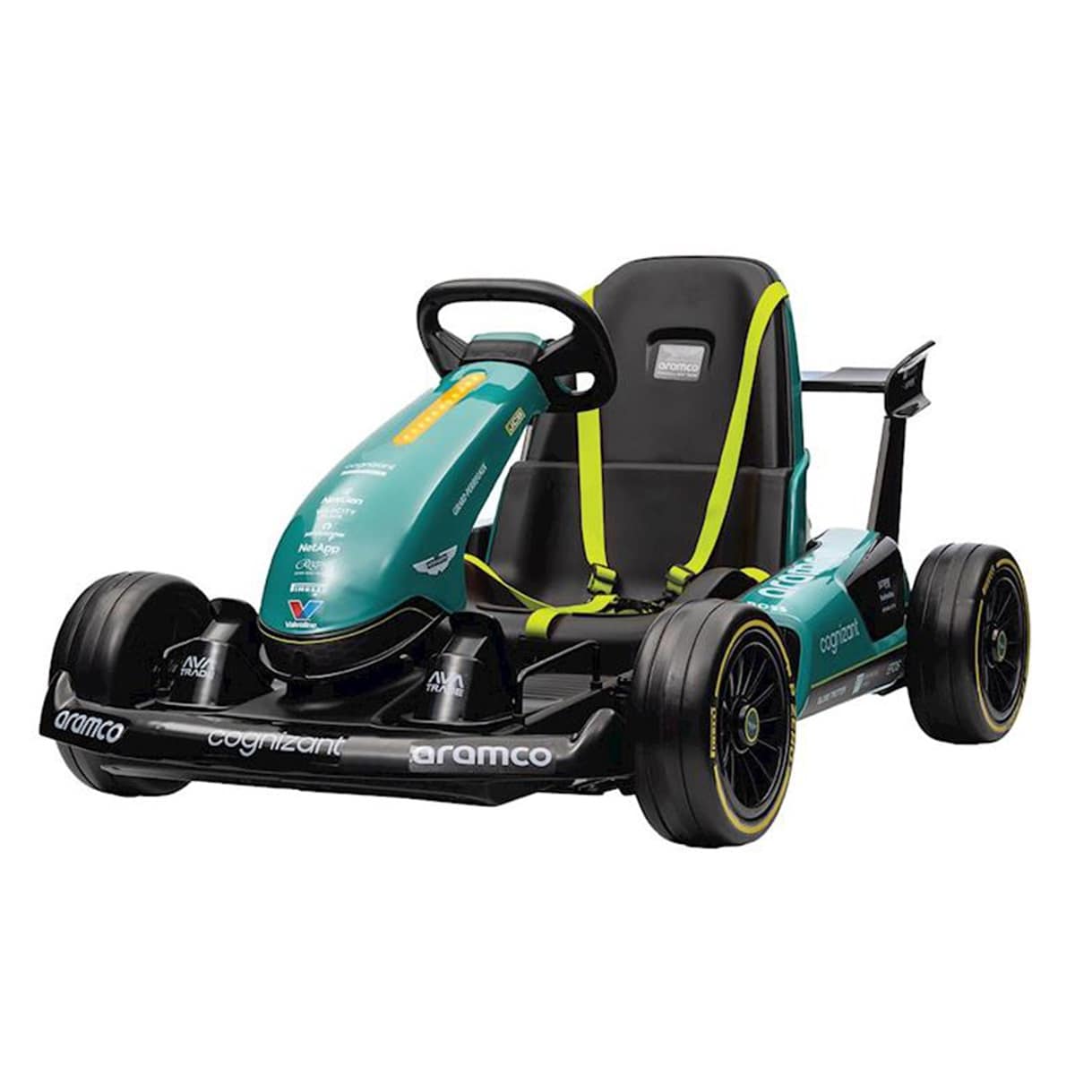 Buy Aston Martin F1 Team 12v Go Kart Online | Yallatoys Qatar